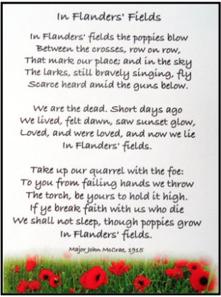 In Flanders’ Fields – the man behind the poem | Saugeen Times