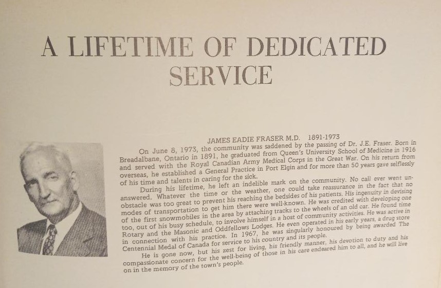 Remembrance Day: A Lifetime of Dedicated Service – James Eadie Fraser M ...