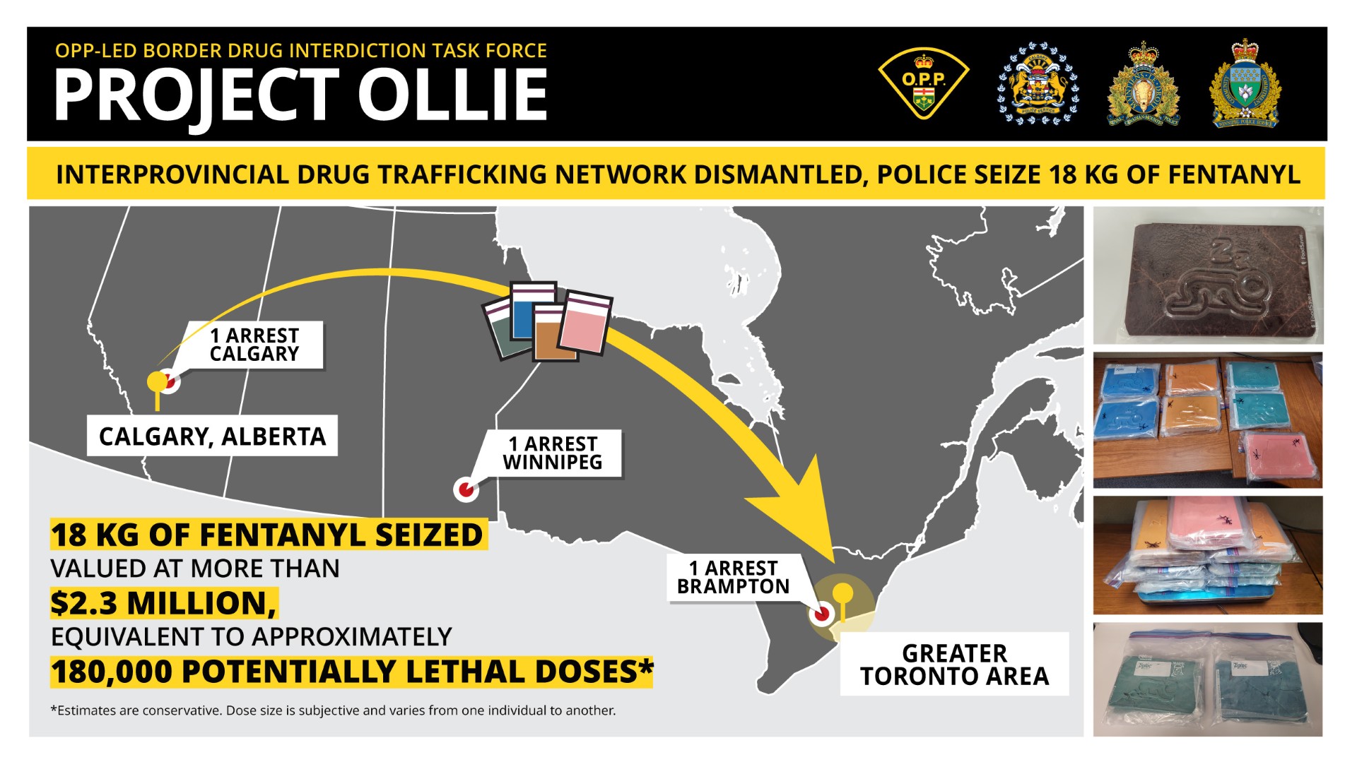 Interprovincial Drug Trafficking results in $2.3 million in Fentanyl ...
