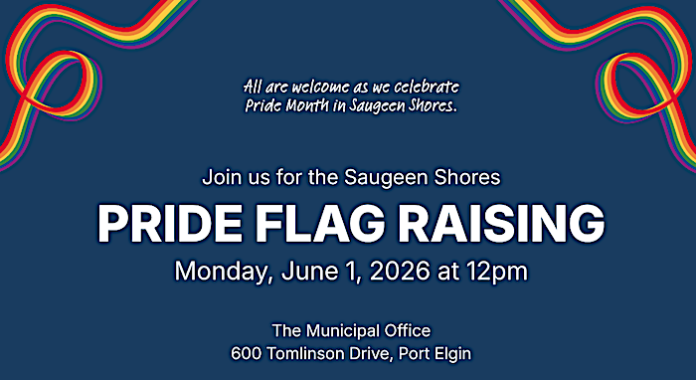 Saugeen Shores prepares to celebrate Pride month with flag raising ...